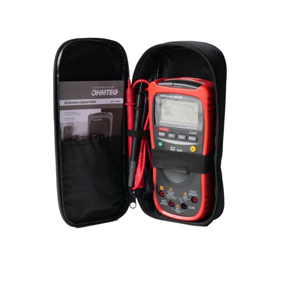 Multimètre digital Pro NCV 600 V OHMTEC