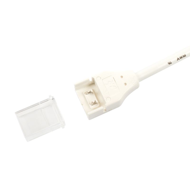 Connecteur d’alimentation à câbles pour Ruban Led COB 24V IP65 10mm réf ...