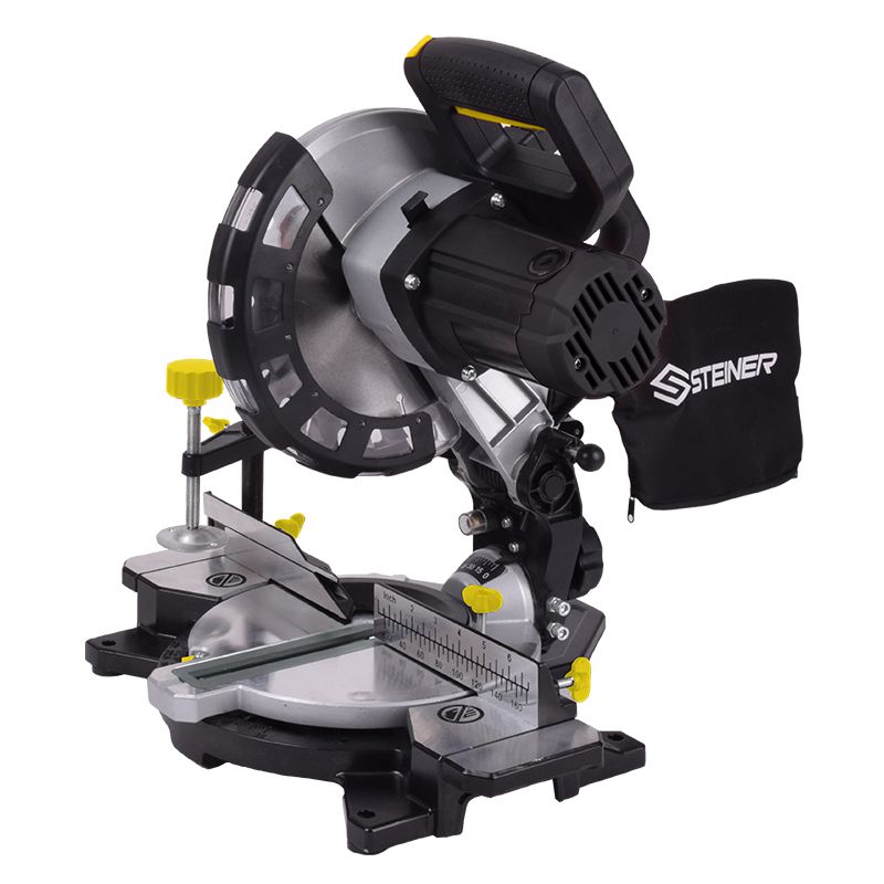 Scie à onglet 1700W 210 mm laser STEINER + support
